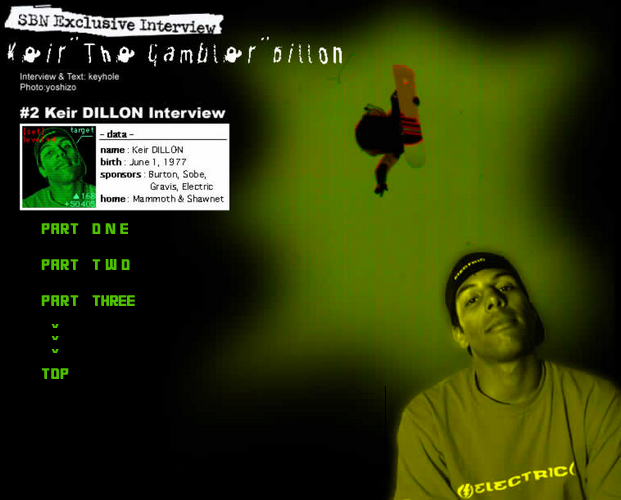 Keir Dillon | スノーボーディング WEBメディア SBN FREERUN JAPAN